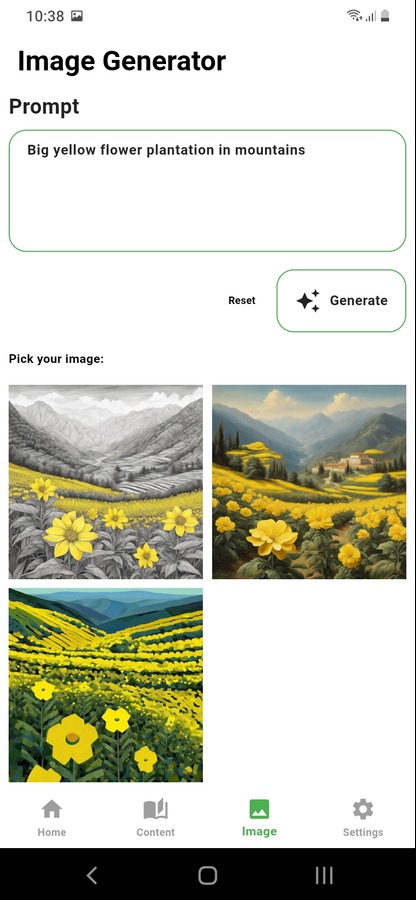 AI Image and AI Content Generator Android App Full Kit by harshanabhagya