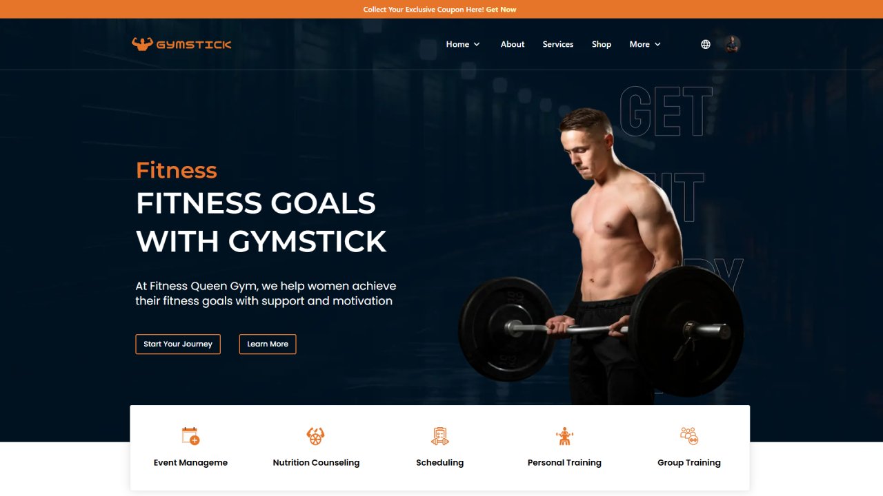 Gymstick- Gym Management System | Website | Trainer Panel | Admin Panel ...