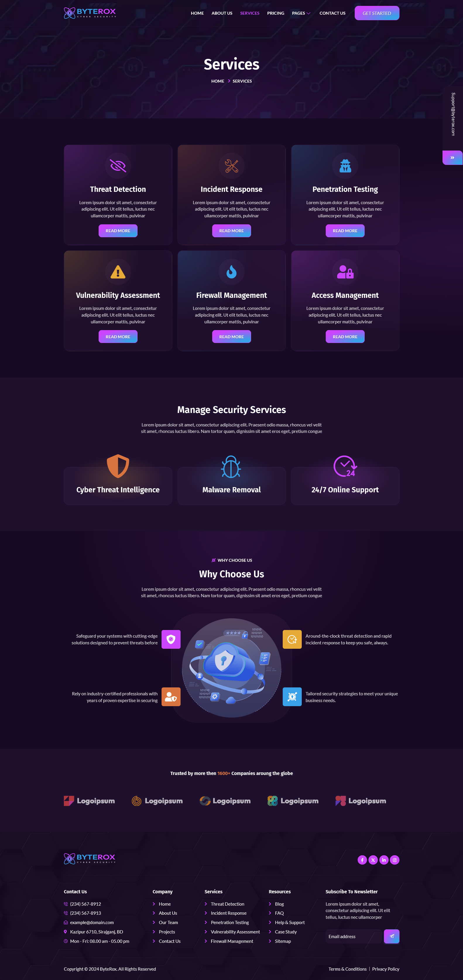 ByteRox - Cyber Security Elementor Template Kit by Rox_Themes | ThemeForest