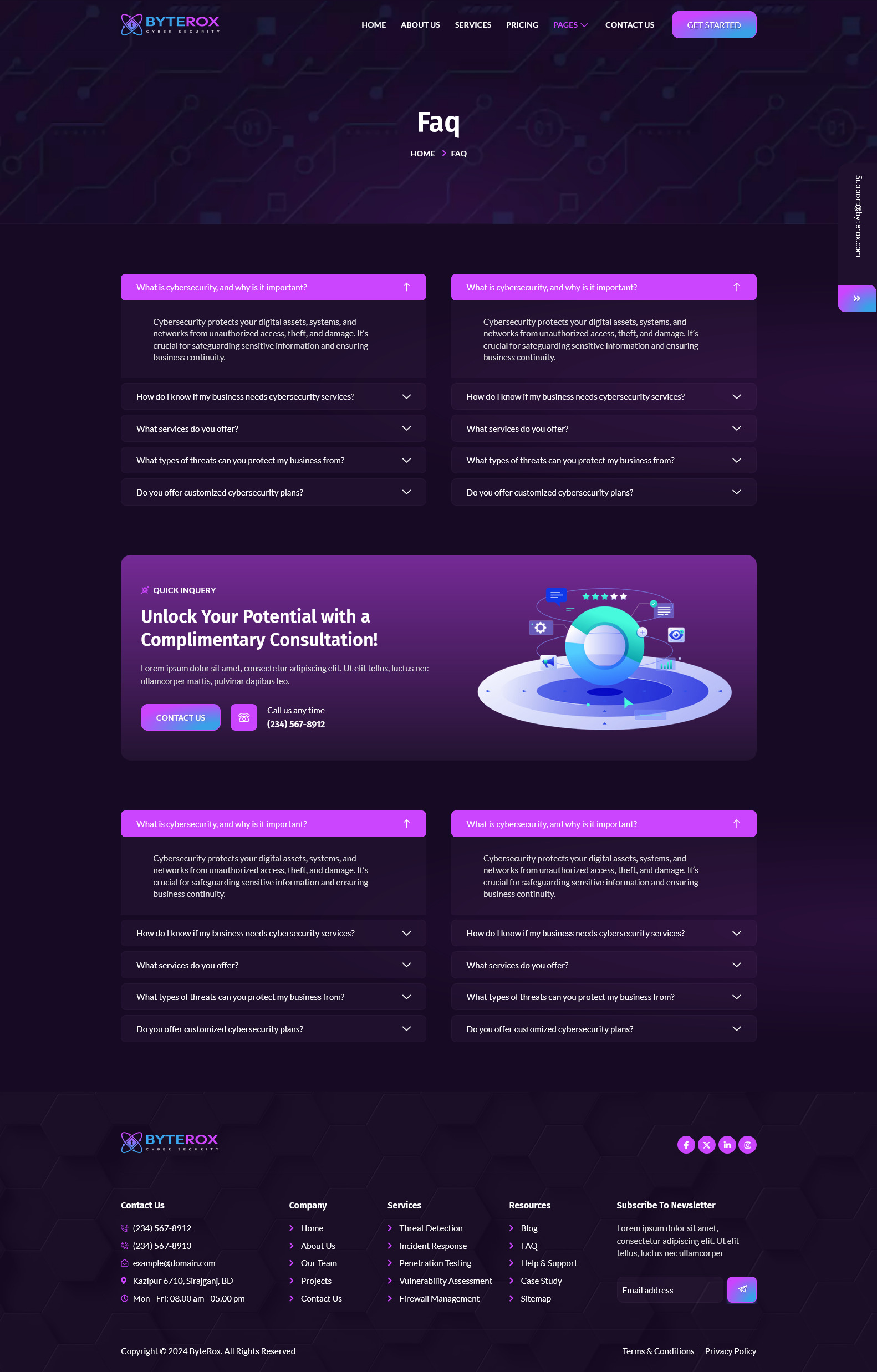 ByteRox - Cyber Security Elementor Template Kit by Rox_Themes | ThemeForest