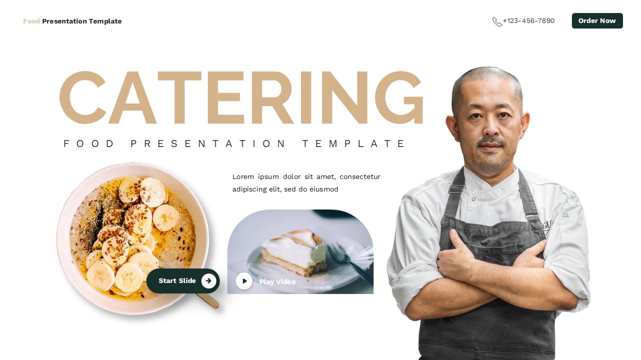 Catering - Food Powerpoint Templates, Presentation Templates | GraphicRiver