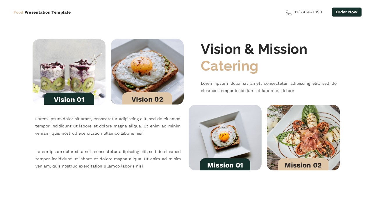 Catering - Food Powerpoint Templates, Presentation Templates | GraphicRiver