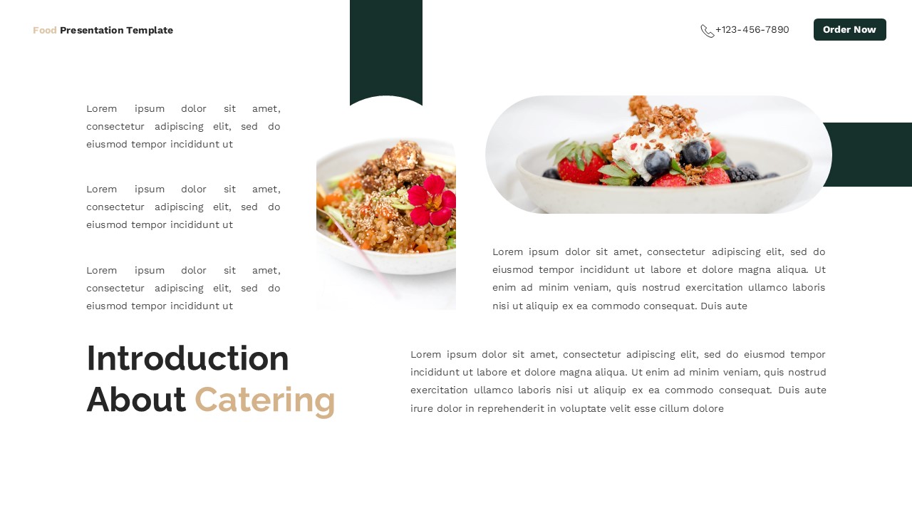 Catering - Food Keynote Templates, Presentation Templates | GraphicRiver