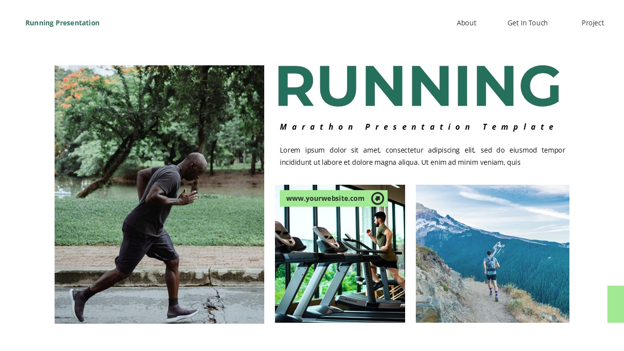 Running - Marathon Powerpoint Templates, Presentation Templates ...