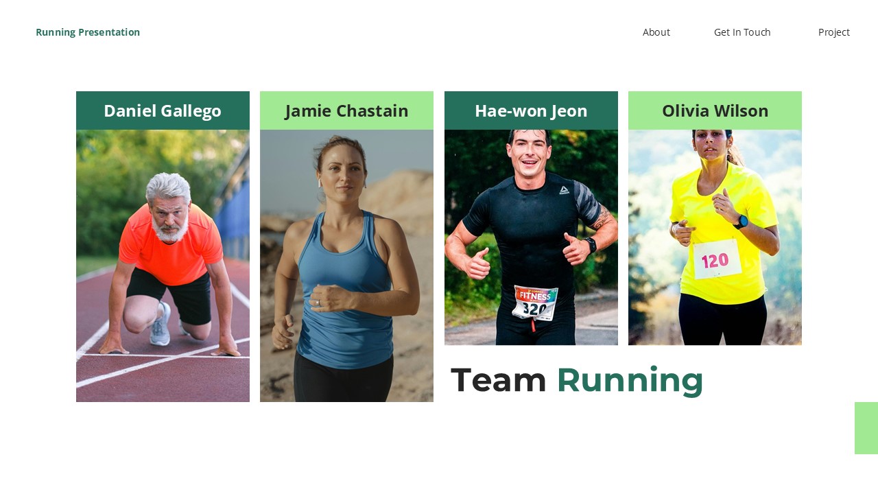 Running - Marathon Powerpoint Templates, Presentation Templates ...