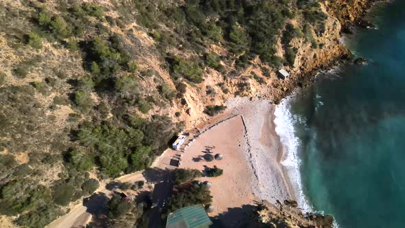Es Torrent beach in Ibiza, Spain, Stock Footage | VideoHive