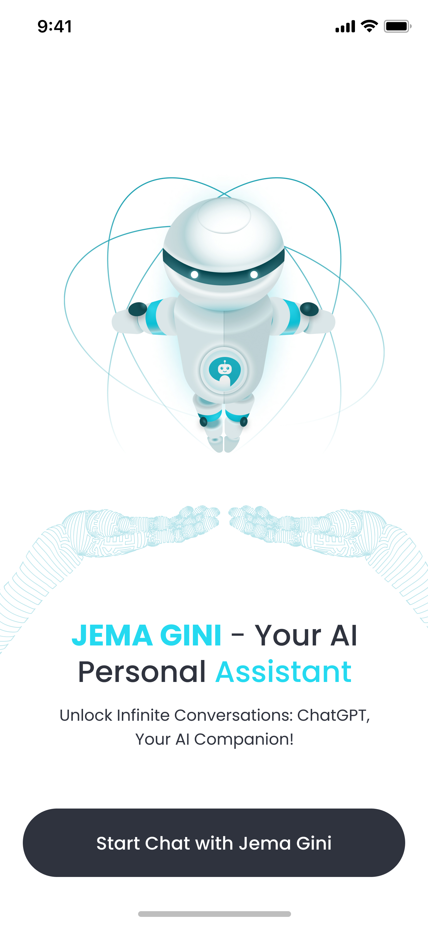 Jema Gini AI ChatBot - Flutter Android & iOS Application + Light + Dark Theme by Dream_IT_Solution