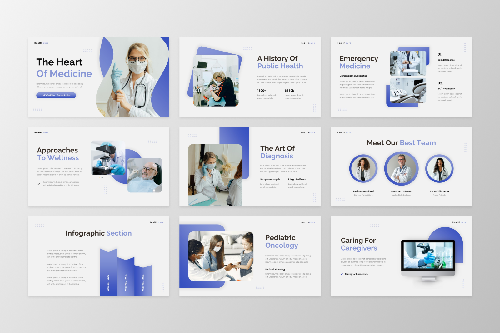 Healthcure - Medical PowerPoint Template, Presentation Templates ...