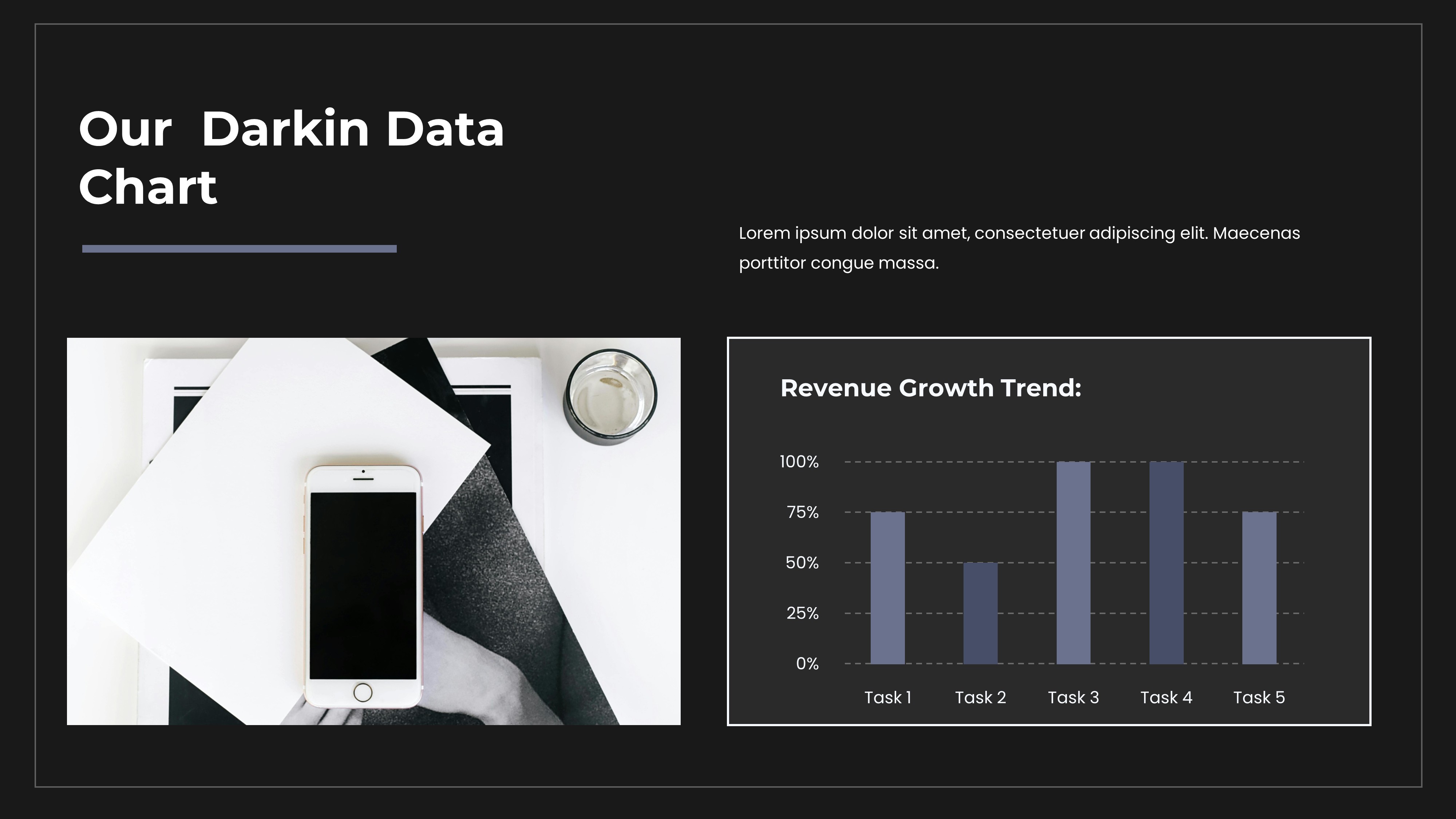 Darkin - Business Dark Theme Google Slides, Presentation Templates