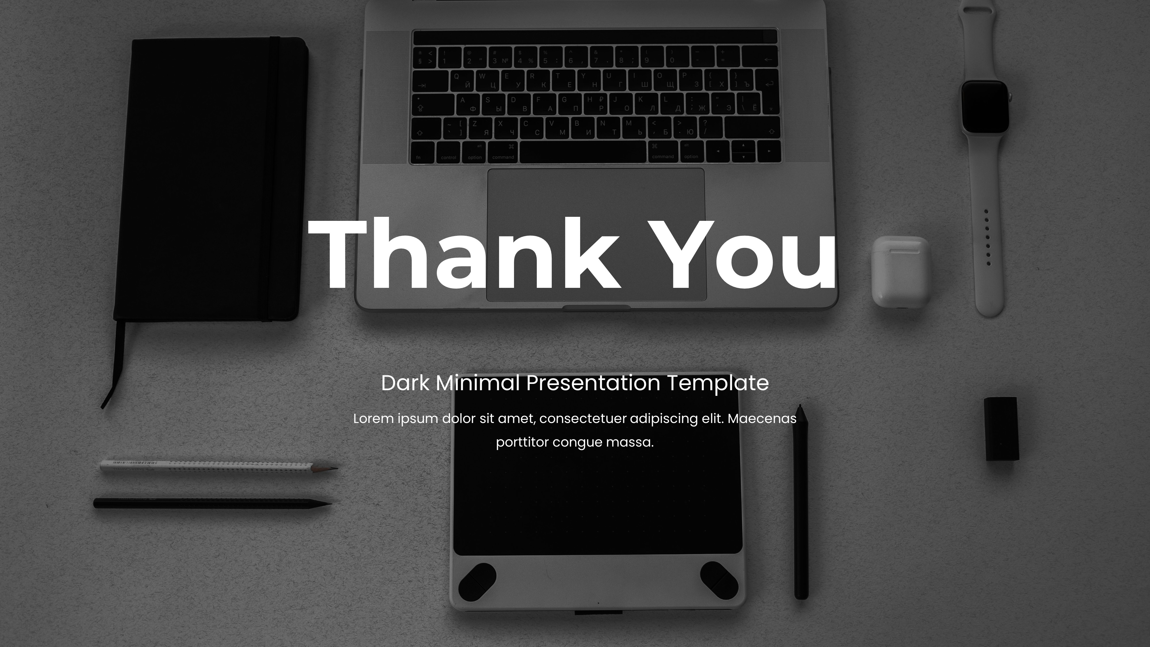 Darkin - Business Dark Theme Google Slides, Presentation Templates