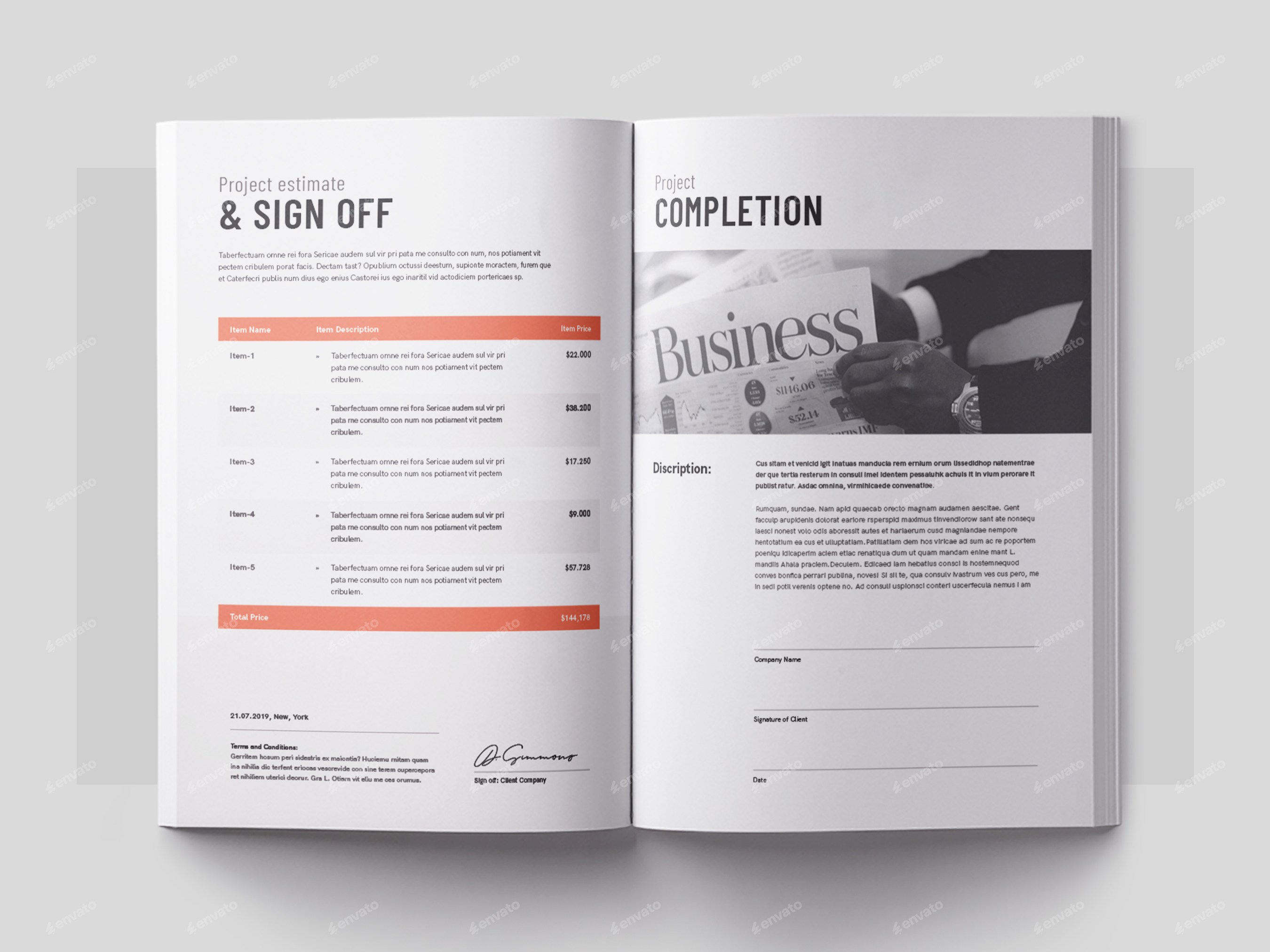 Business Proposal | MS Word Template | Marketing Proposal | Client ...