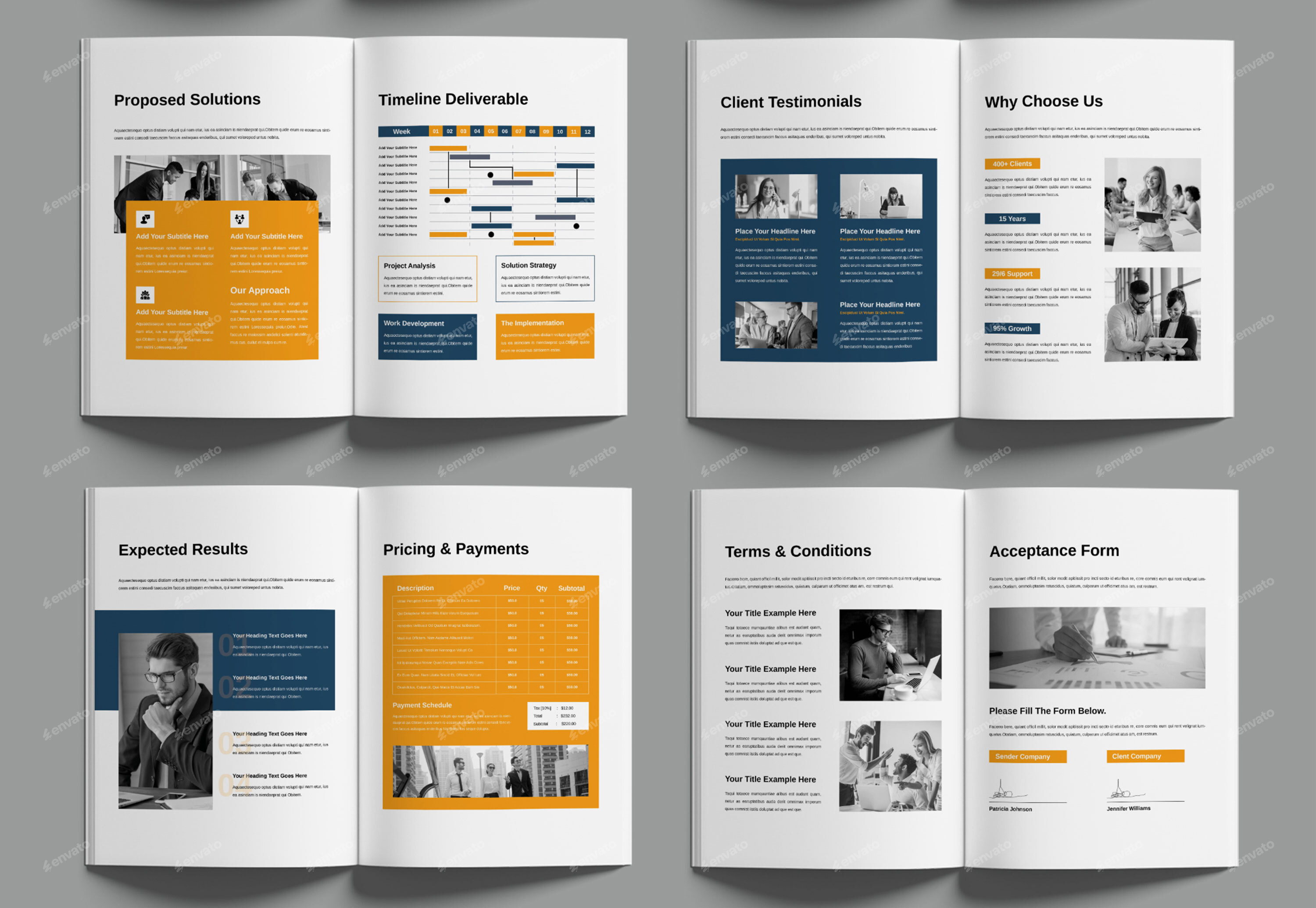 Sales Proposal Template Layout, Print Templates | GraphicRiver