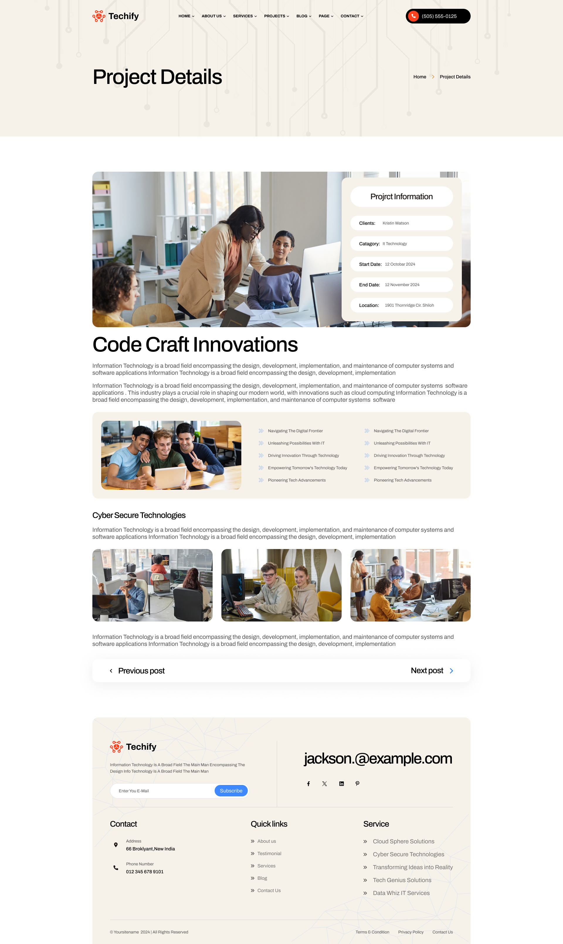 Techify - IT Services & Digital Agency Figma Template by Mugli | ThemeForest