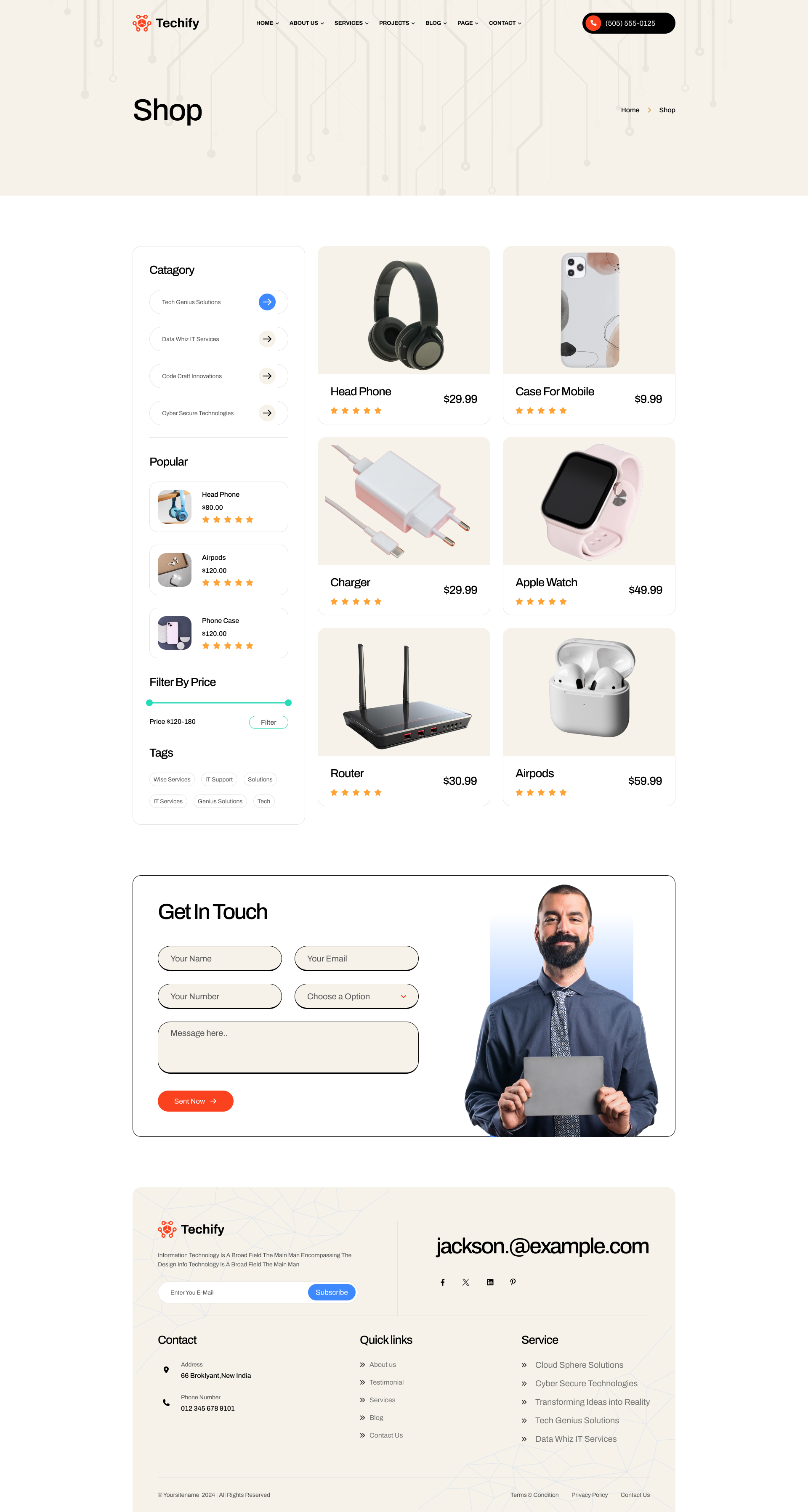 Techify - IT Services & Digital Agency Figma Template by Mugli ...