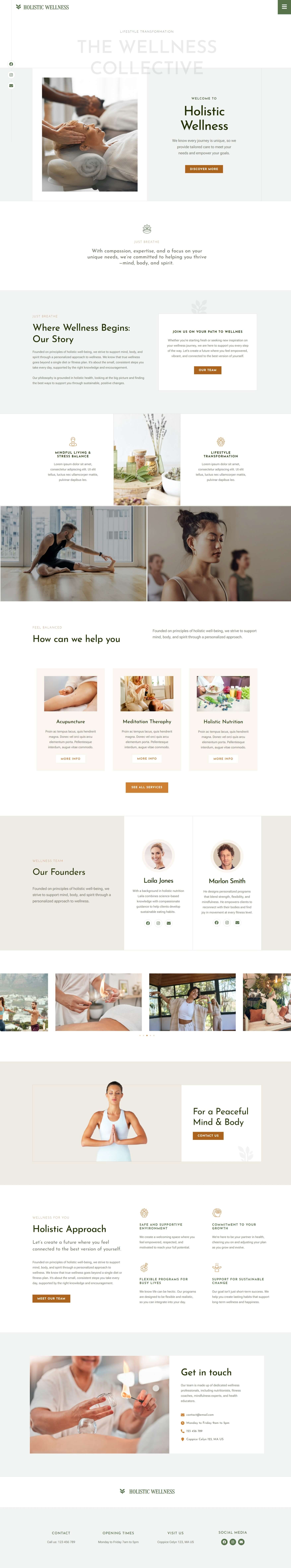 Holistic Welness - Alternative Health Elementor Template Kit by ingridk