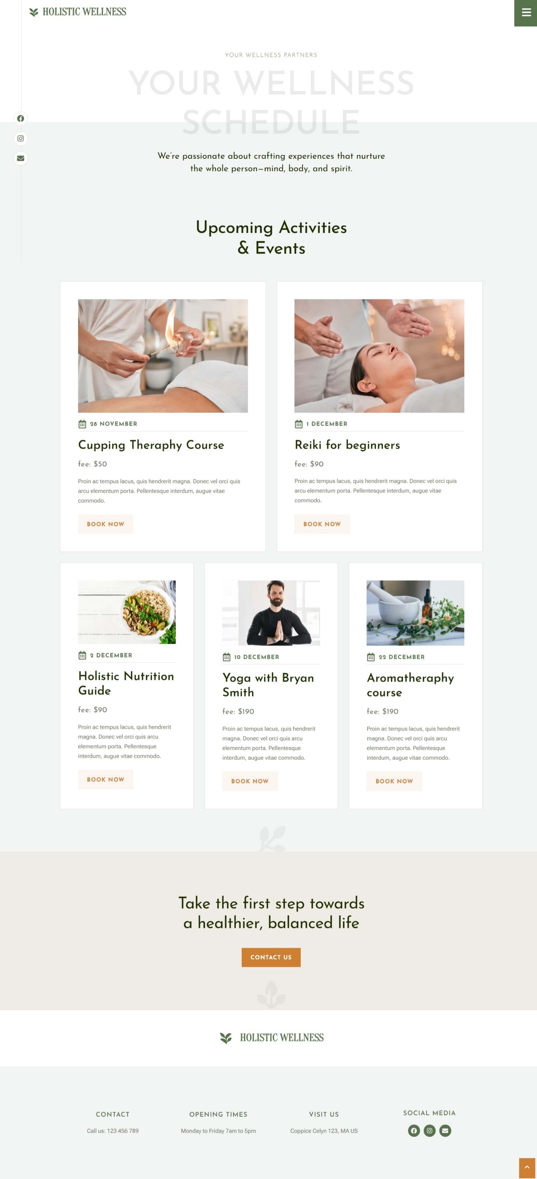 Holistic Welness - Alternative Health Elementor Template Kit by ingridk