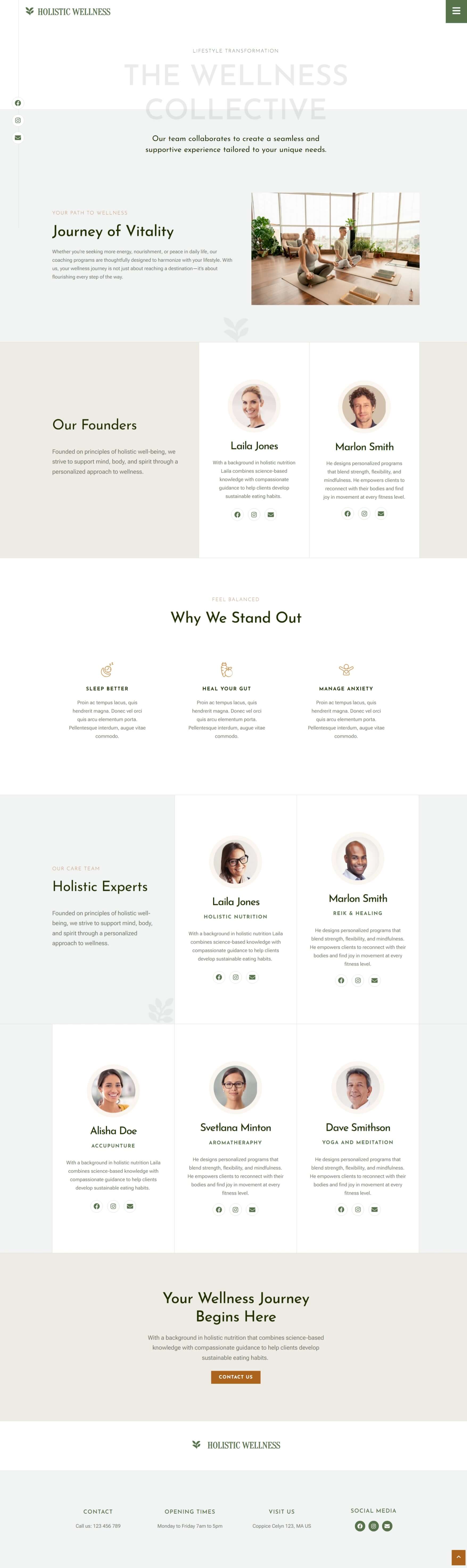 Holistic Welness - Alternative Health Elementor Template Kit by ingridk