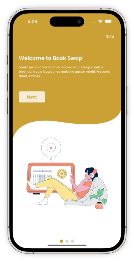 Ebooks Reader and Audiobooks Listen App template in Flutter | BookSwap by pixelnestlabs