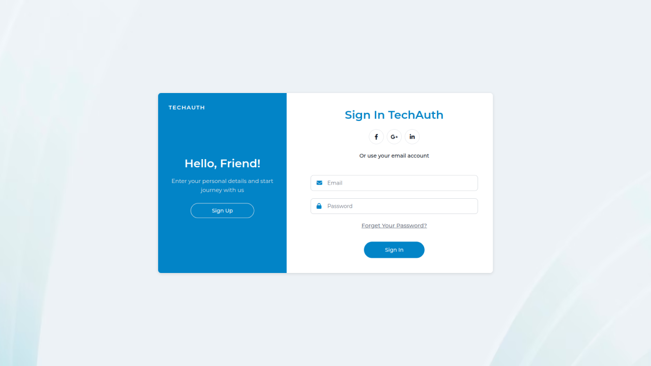 TechAuth - Laravel Auth Pages Tailwind Template by Techzaa | CodeCanyon