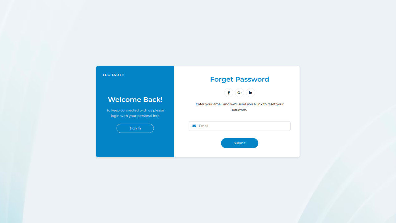 TechAuth - Laravel Auth Pages Tailwind Template by Techzaa | CodeCanyon