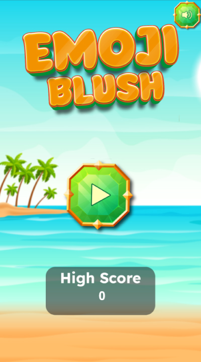 Emoji Blush Game- Marge Puzzle Game - HTML5, Construct 3 by haveasoft