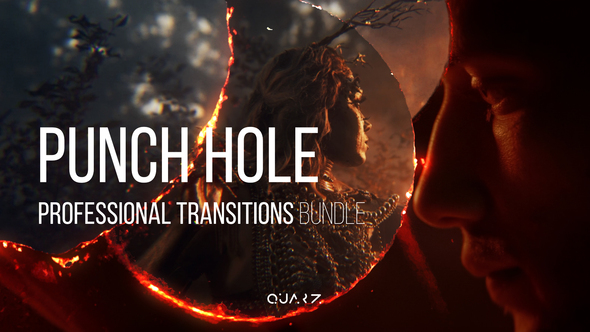 Punch Hole Transitions for After Effects, After Effects Project Files