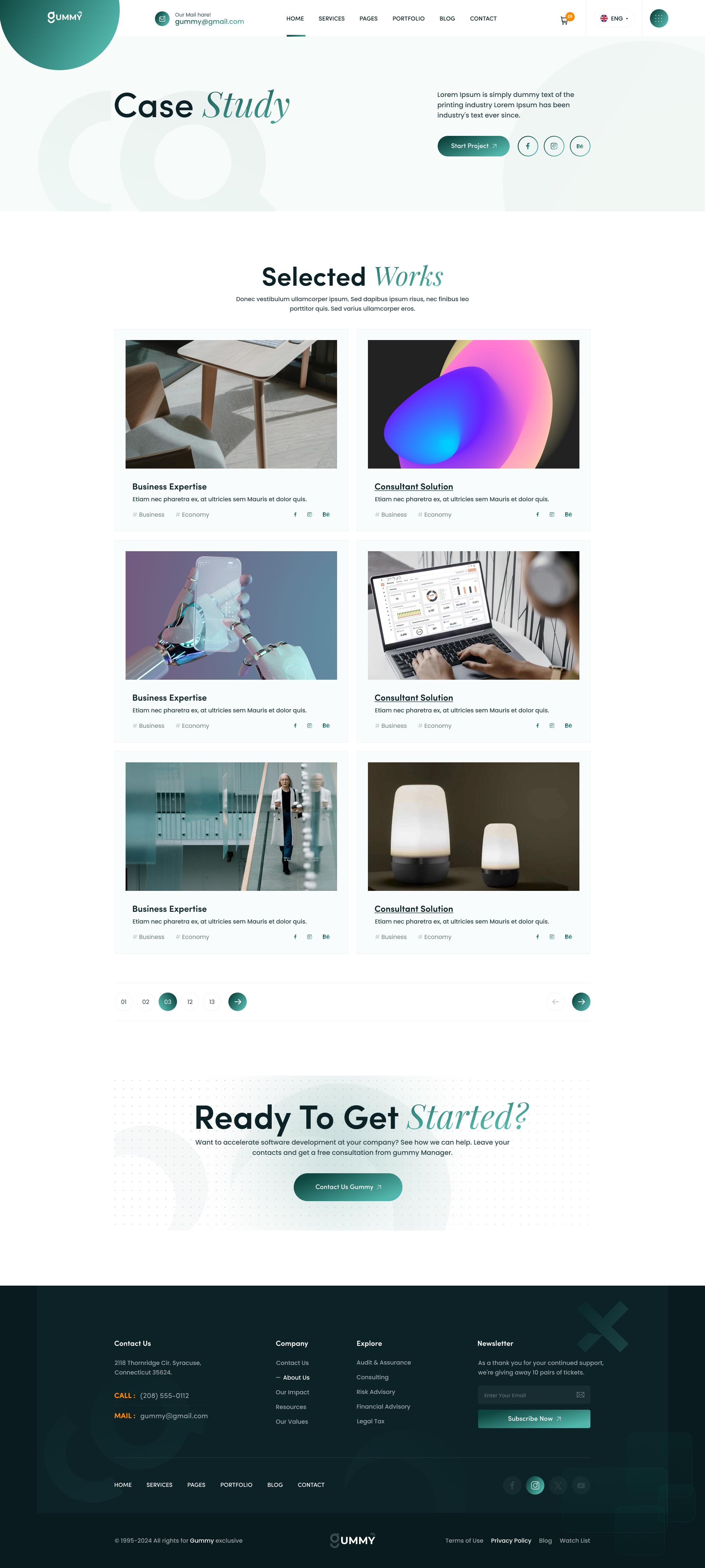 Gummy - Business Consulting Figma Template by LuvlyThemes | ThemeForest