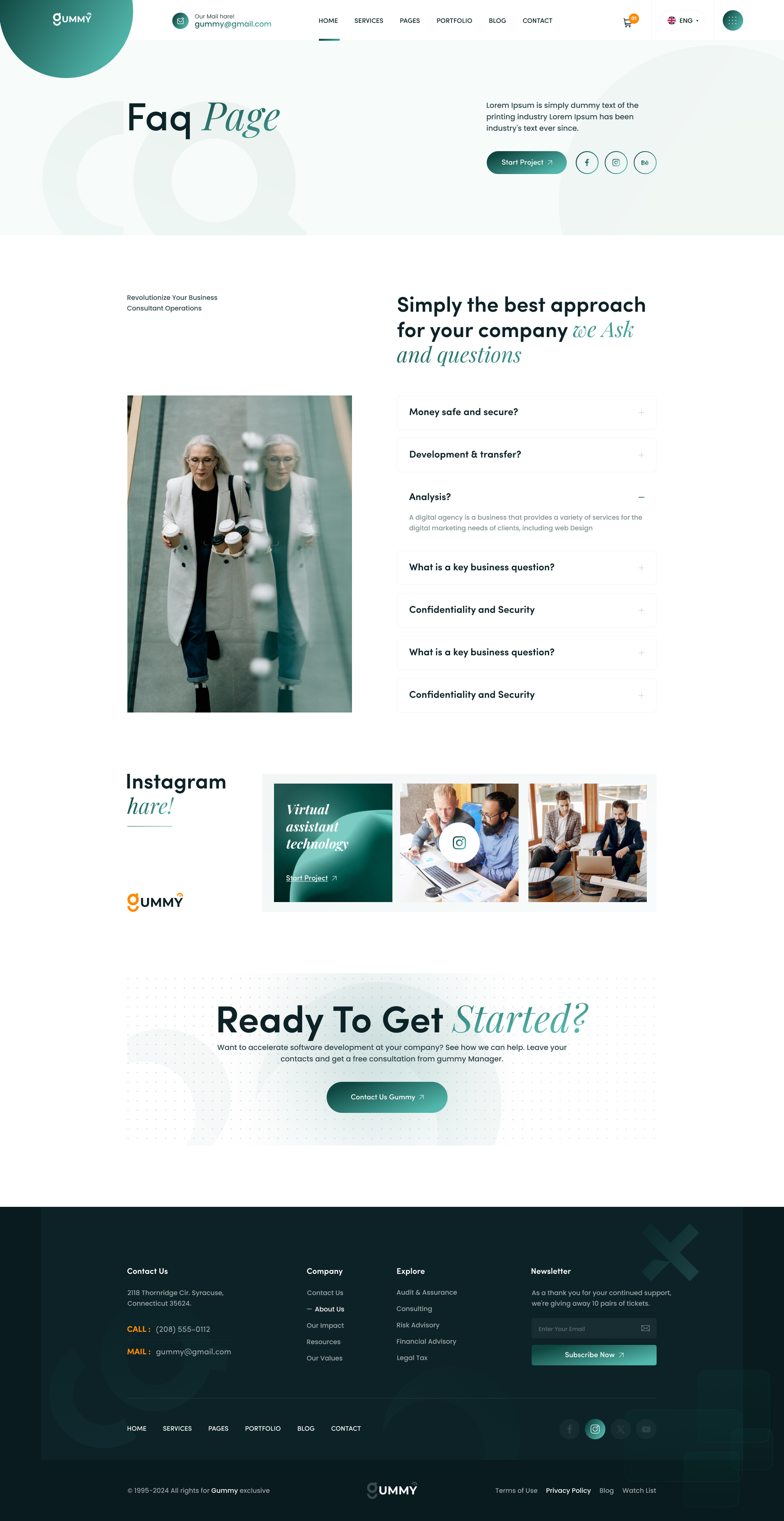 Gummy - Business Consulting Figma Template by LuvlyThemes | ThemeForest