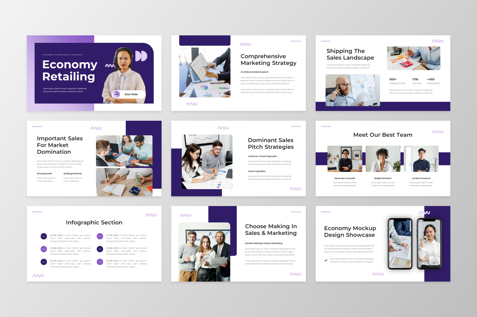 Econolo - Economy PowerPoint Template, Presentation Templates ...