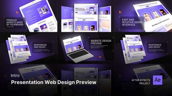 Intro/Opening - Presentation Web Design Preview After Effects Project ...