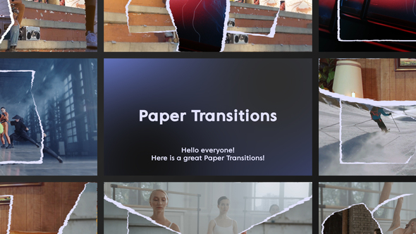 Paper Transitions, After Effects Project Files | VideoHive