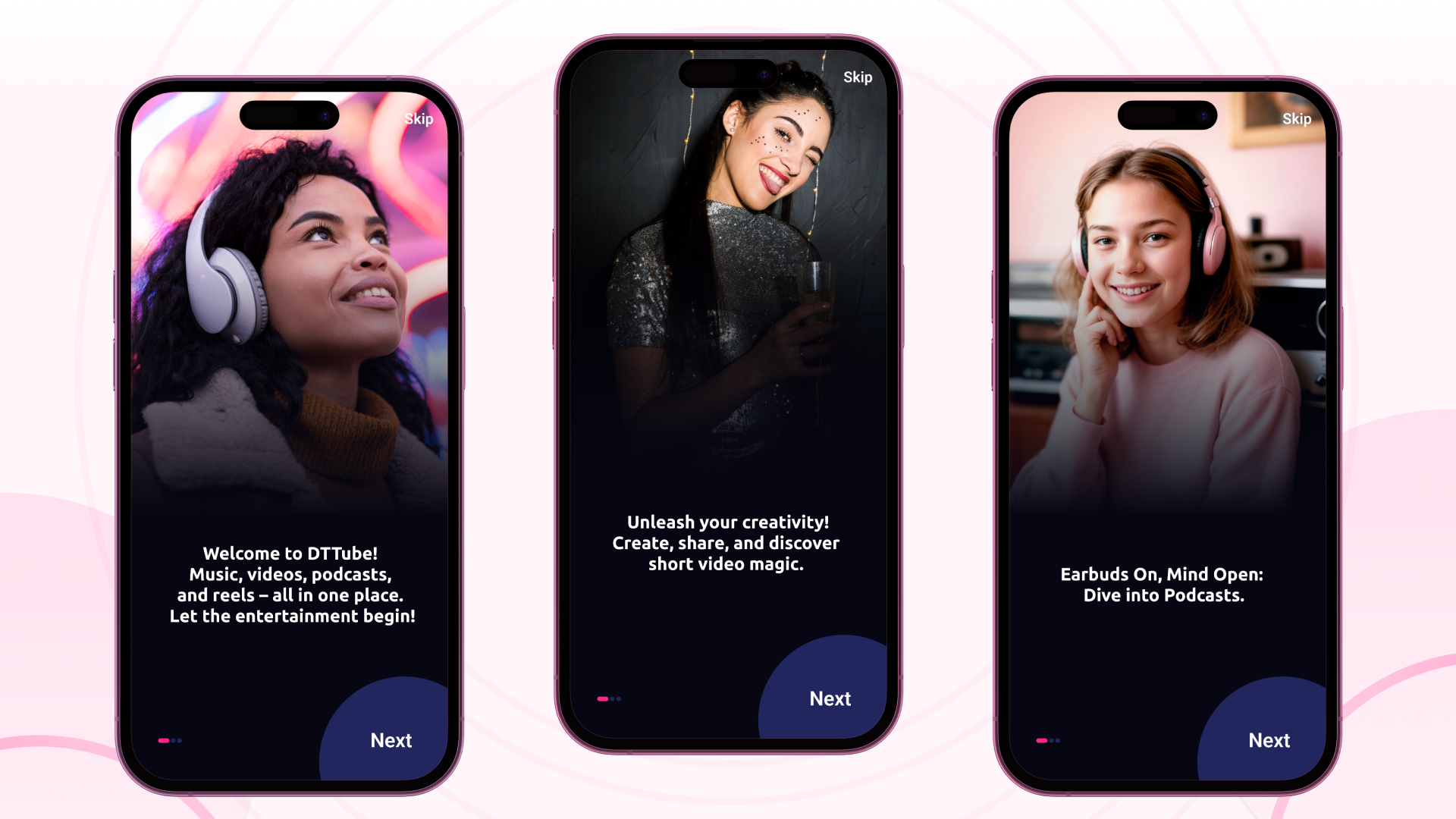 DTTube-Video-Reels-Podcast-Live Streaming Flutter App Android-iOS-Web with Admin Panel YouTube ...