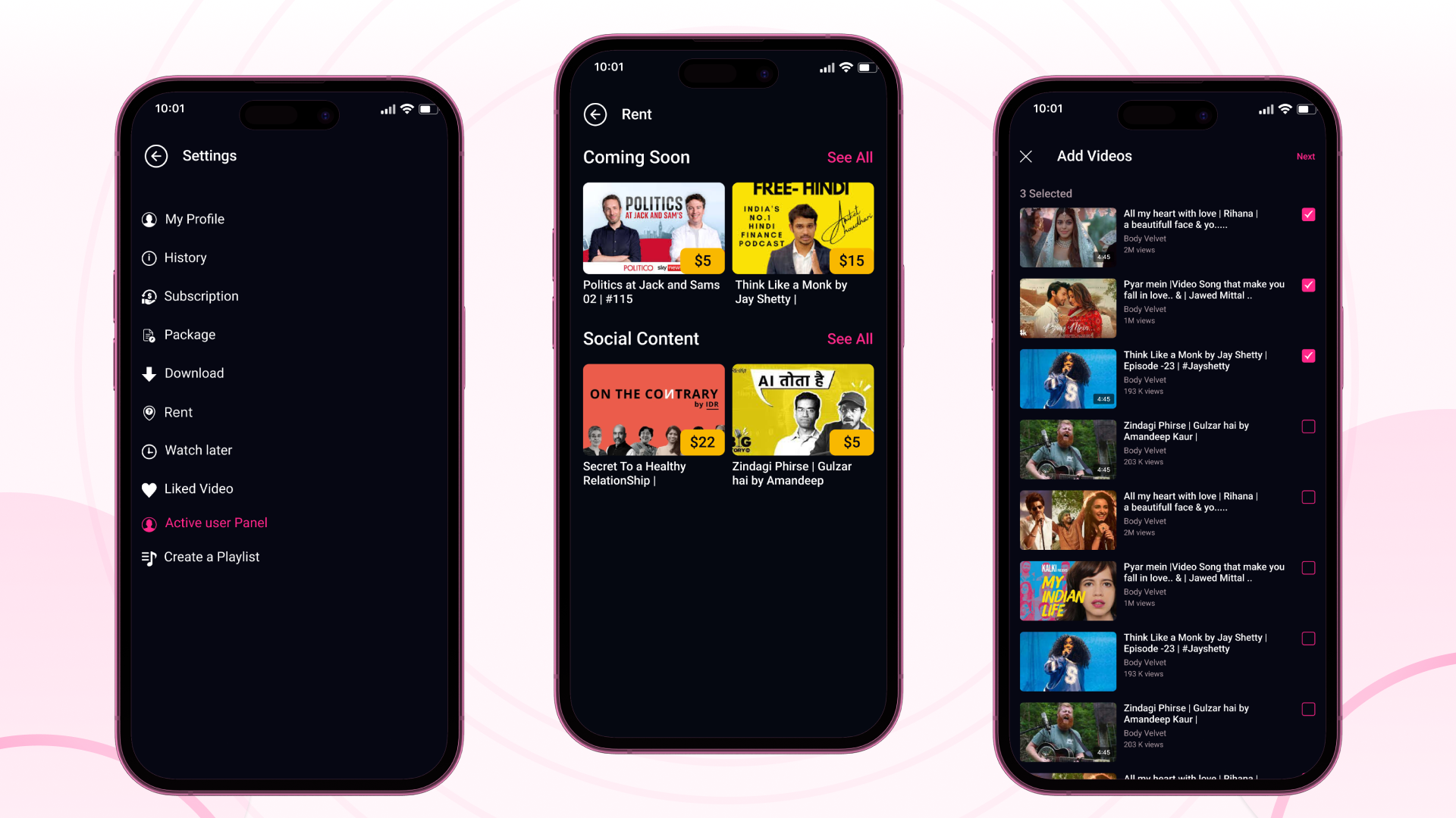 DTTube-Video-Reels-Podcast-Live Streaming Flutter App Android-iOS-Web with Admin Panel YouTube ...