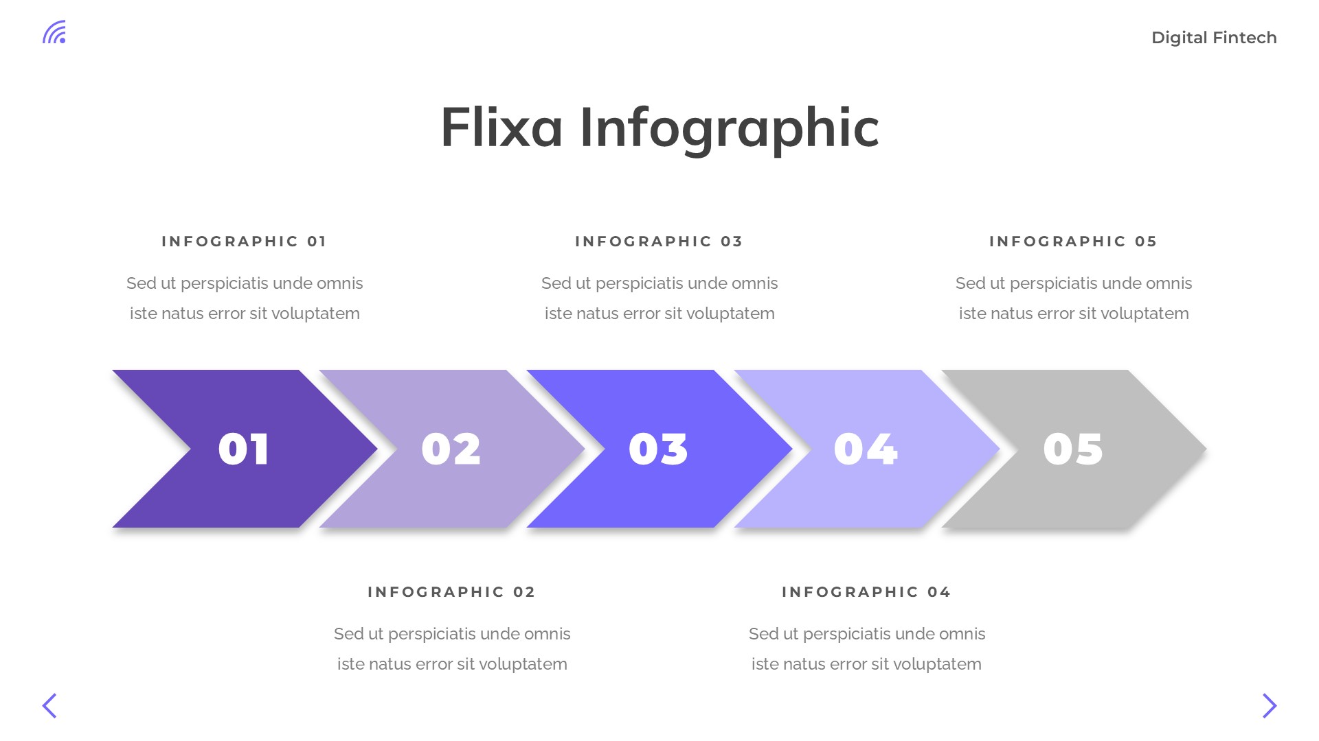 Flixa - Financial technology Keynote template, Presentation Templates