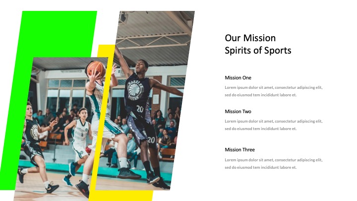 Strives - Sport Presentation Power Point Template, Presentation Templates