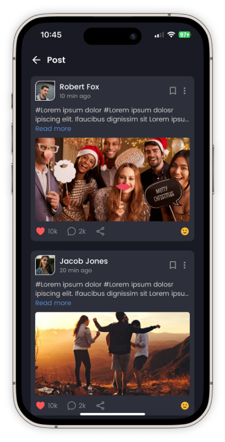 Social Media App Template in React Native | Instagram Clone | Multi Language | SocialMagic by ...