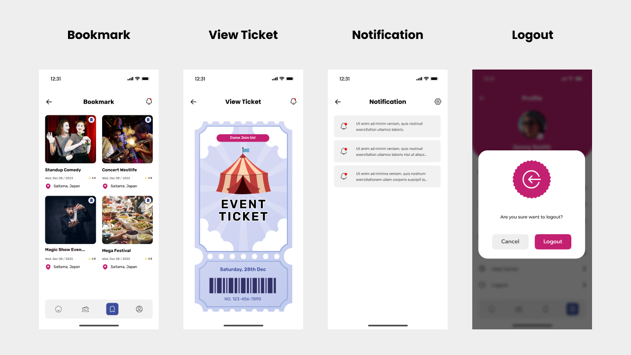 Star Event - Events Booking Mobile App React Native Template by codeforge0