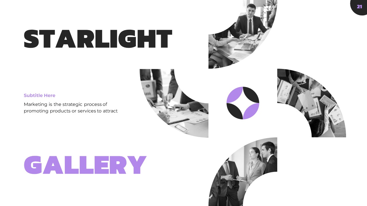 Starlight - Marketing PowerPoint Template, Presentation Templates ...