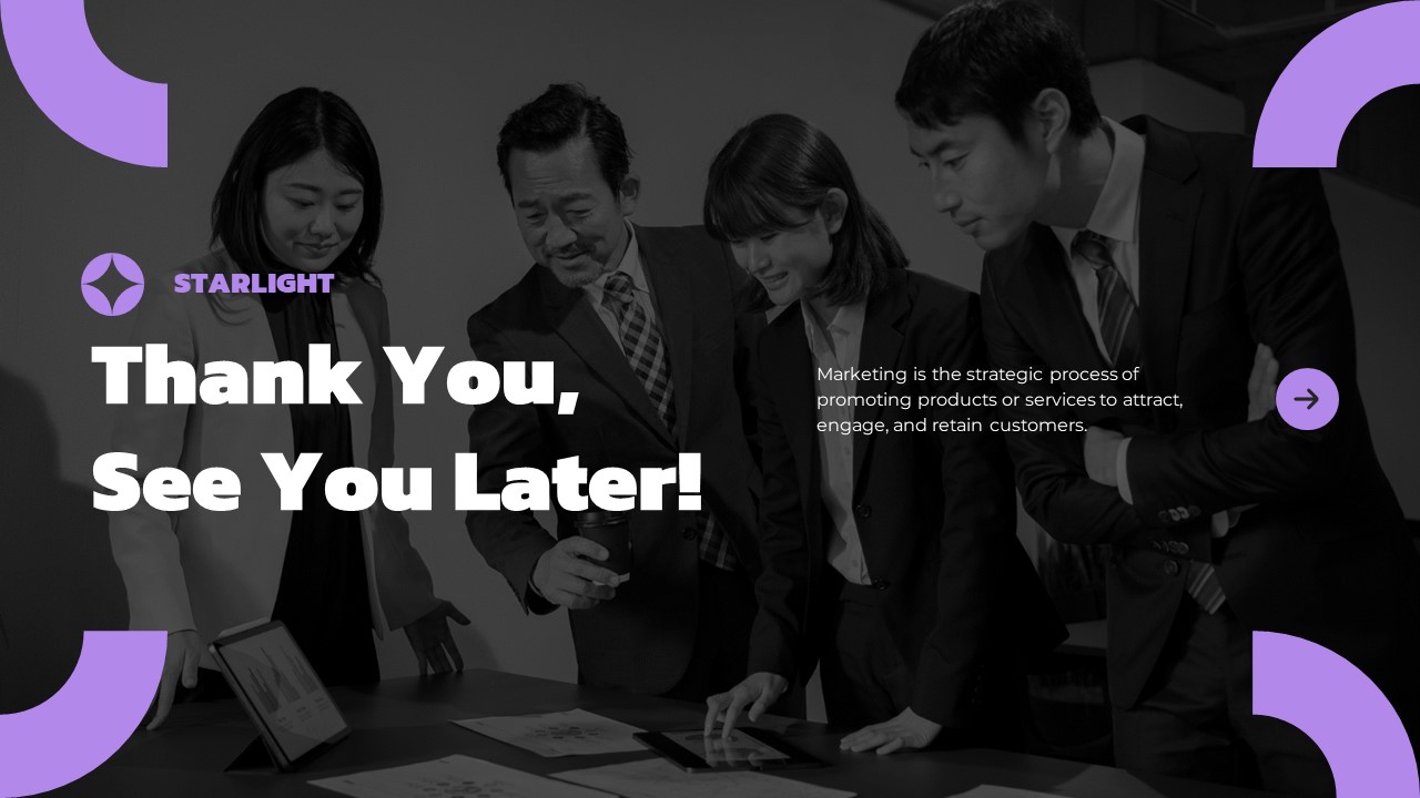 Starlight - Marketing PowerPoint Template, Presentation Templates ...