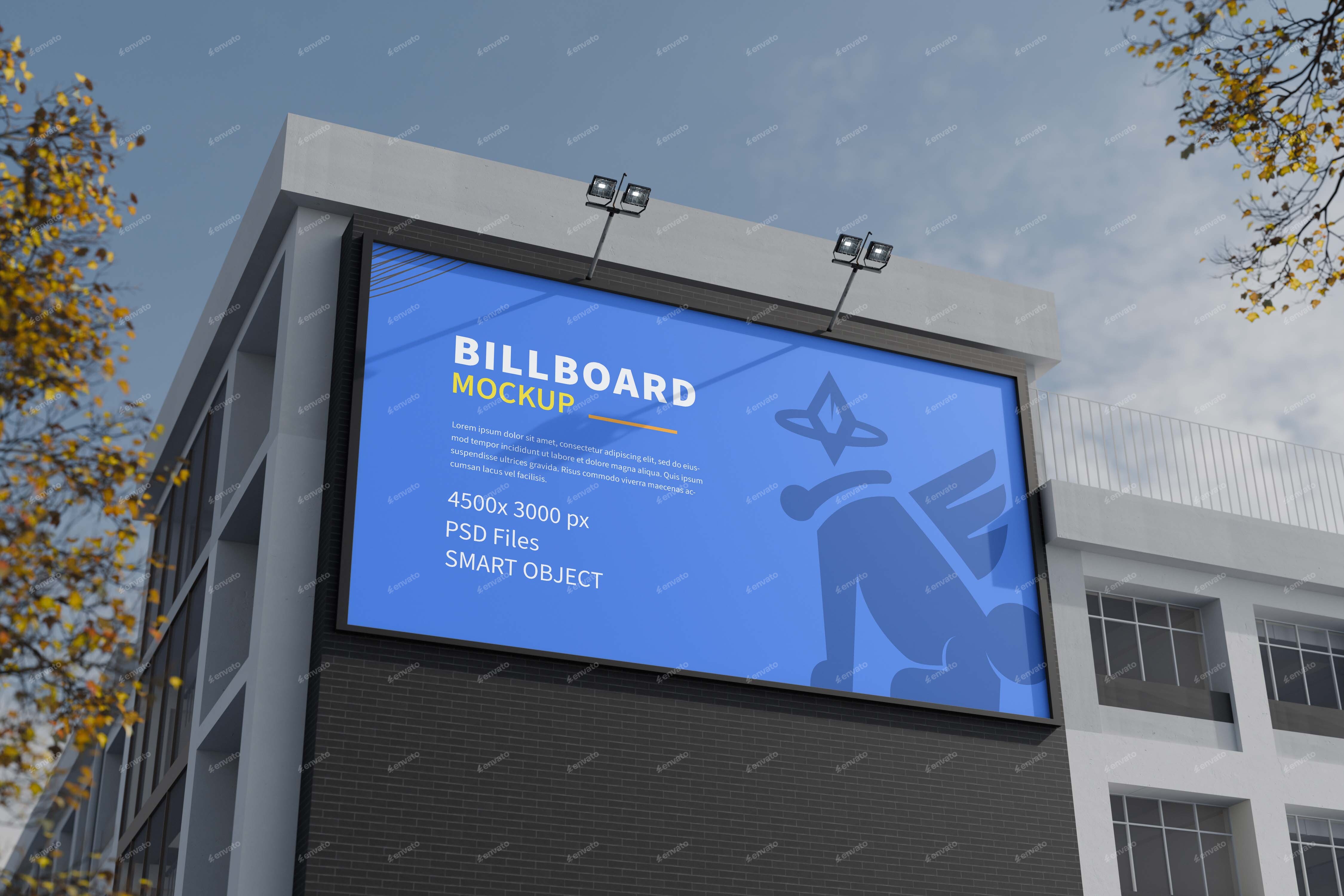 Building Billboard Mockup Template, Graphics | GraphicRiver