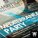 Mediterranean Party Flyer, Print Templates | GraphicRiver