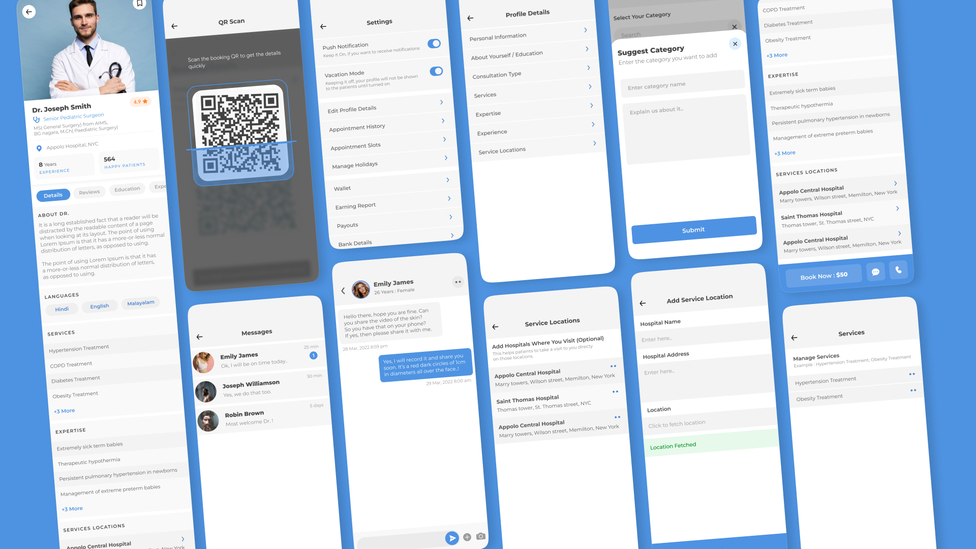 Doctor.io : Doctor App for Doctors Appointments Managements, Online ...