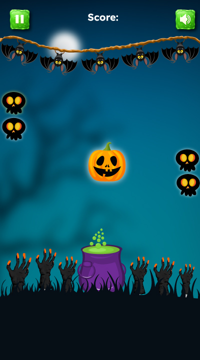 Survival Pumpkin Game - Platformer Game - HTML5, android Construct 3 by haveasoft