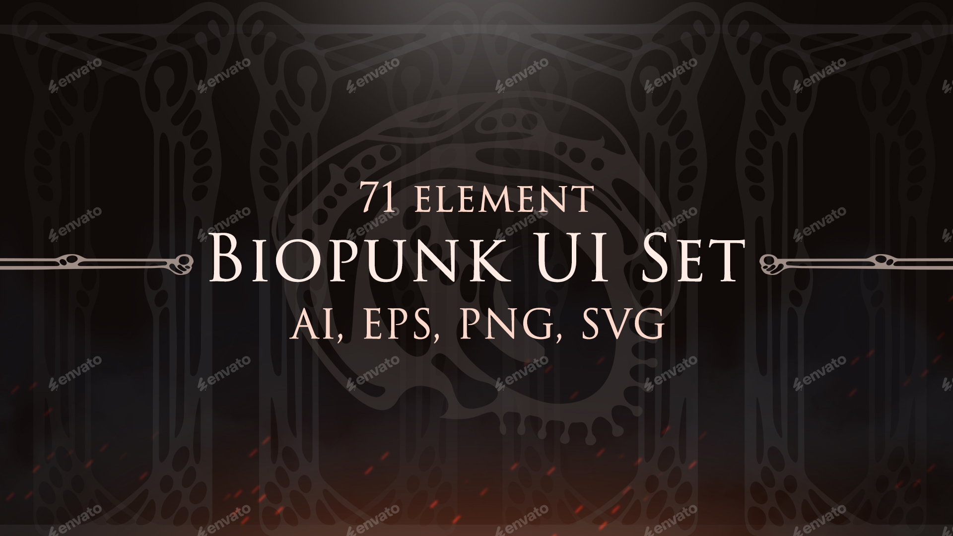Biopunk UI Set, Game Assets | GraphicRiver