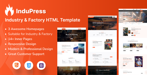InduPress - Industry & Factory HTML Template by Theme-Junction | ThemeForest