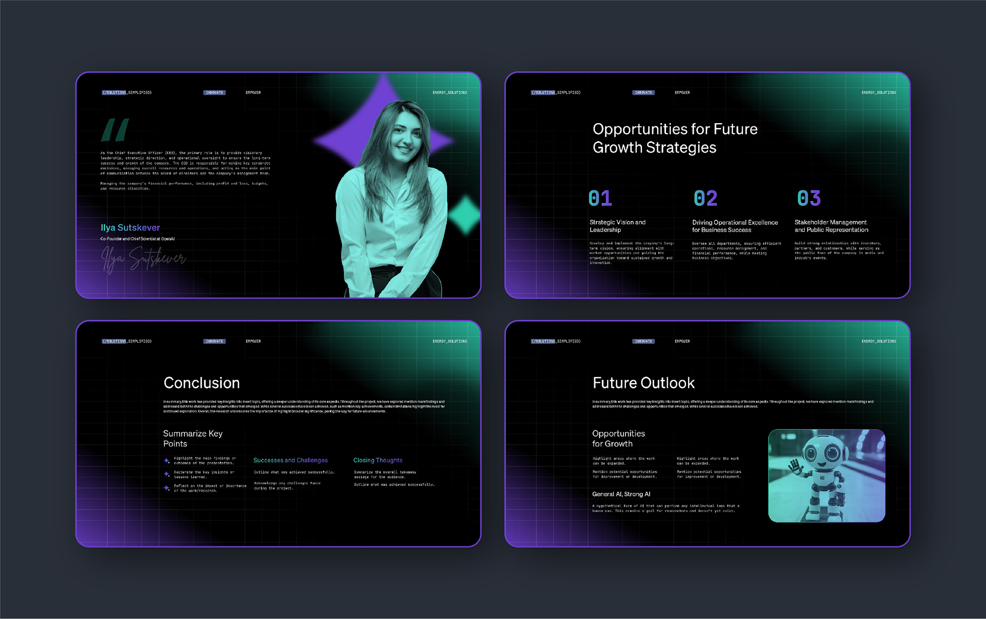AI: Artificial Intelligence Keynote Presentation Template, Presentation ...