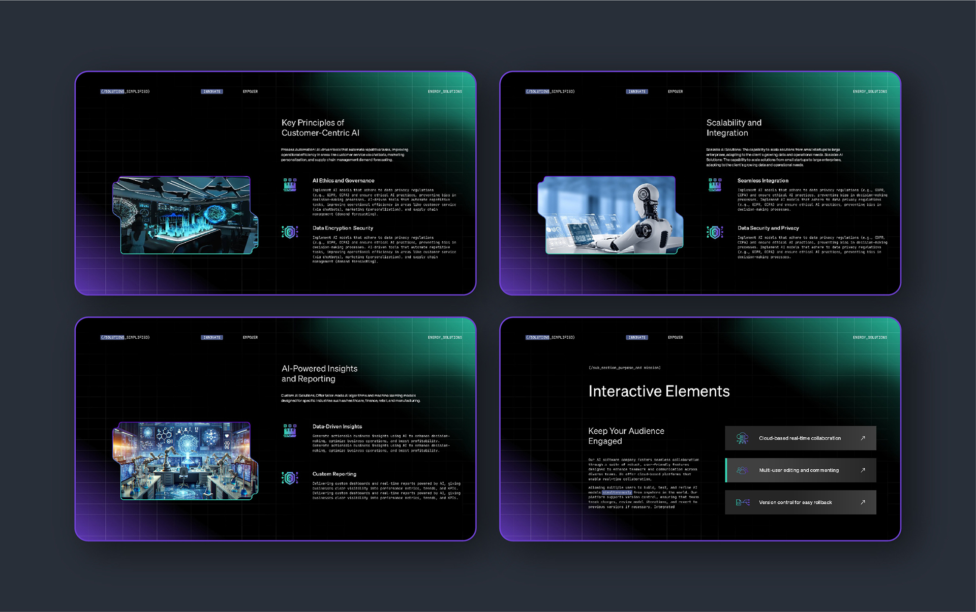 AI: Artificial Intelligence Keynote Presentation Template, Presentation ...