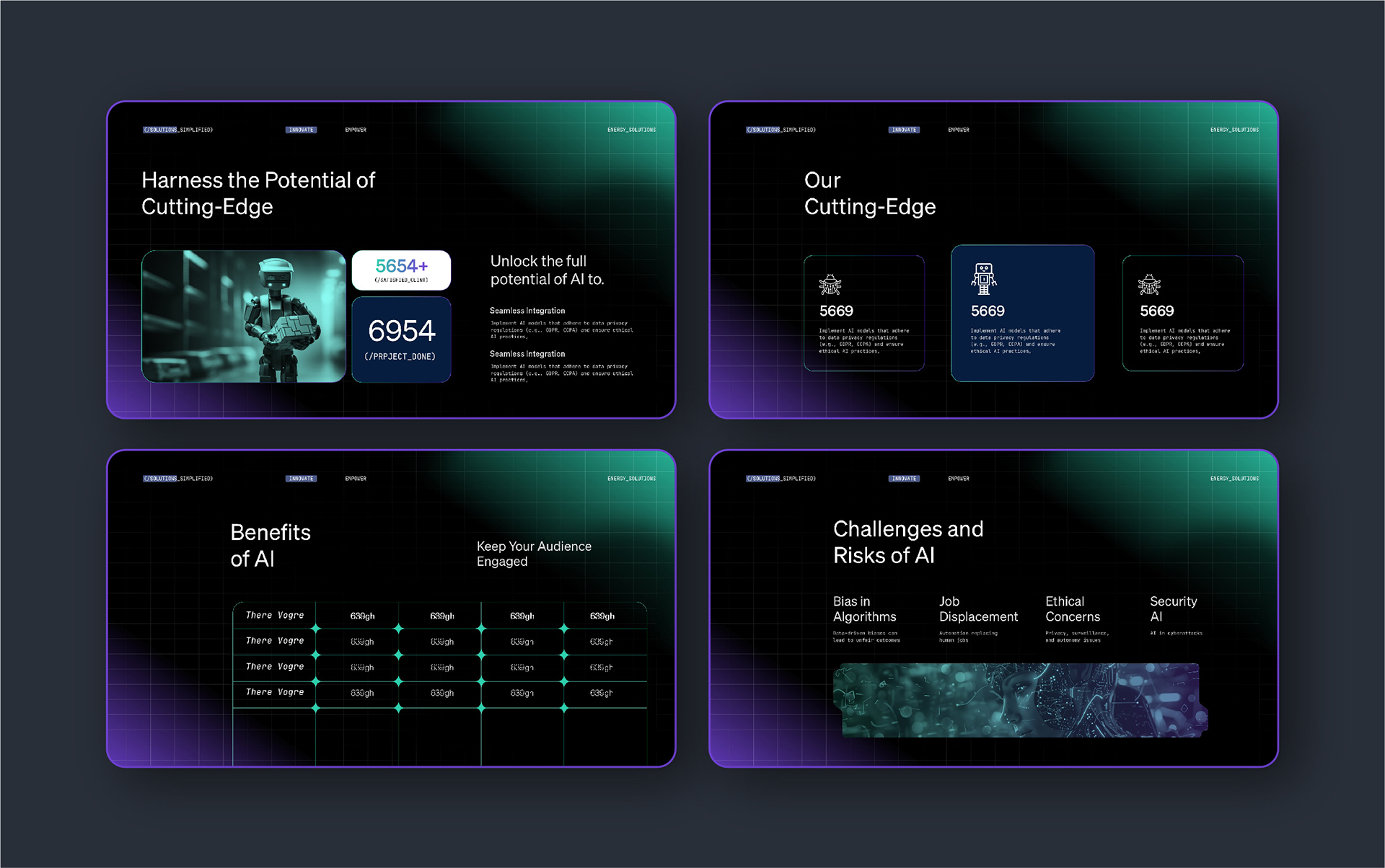 AI: Artificial Intelligence Keynote Presentation Template, Presentation ...
