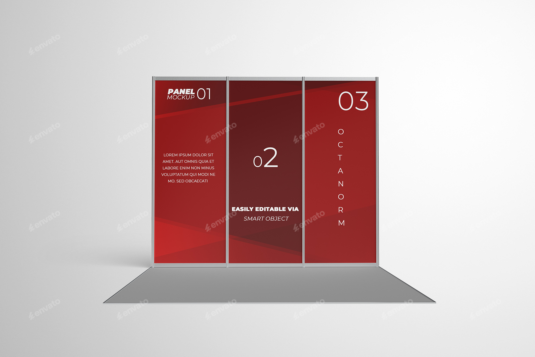 Octanorm Tradeshow Expo Booth Mockup, Graphics | GraphicRiver
