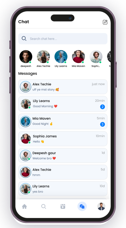 MeetFlow - React Native Expo Social Sharing Mobile App Template by ...